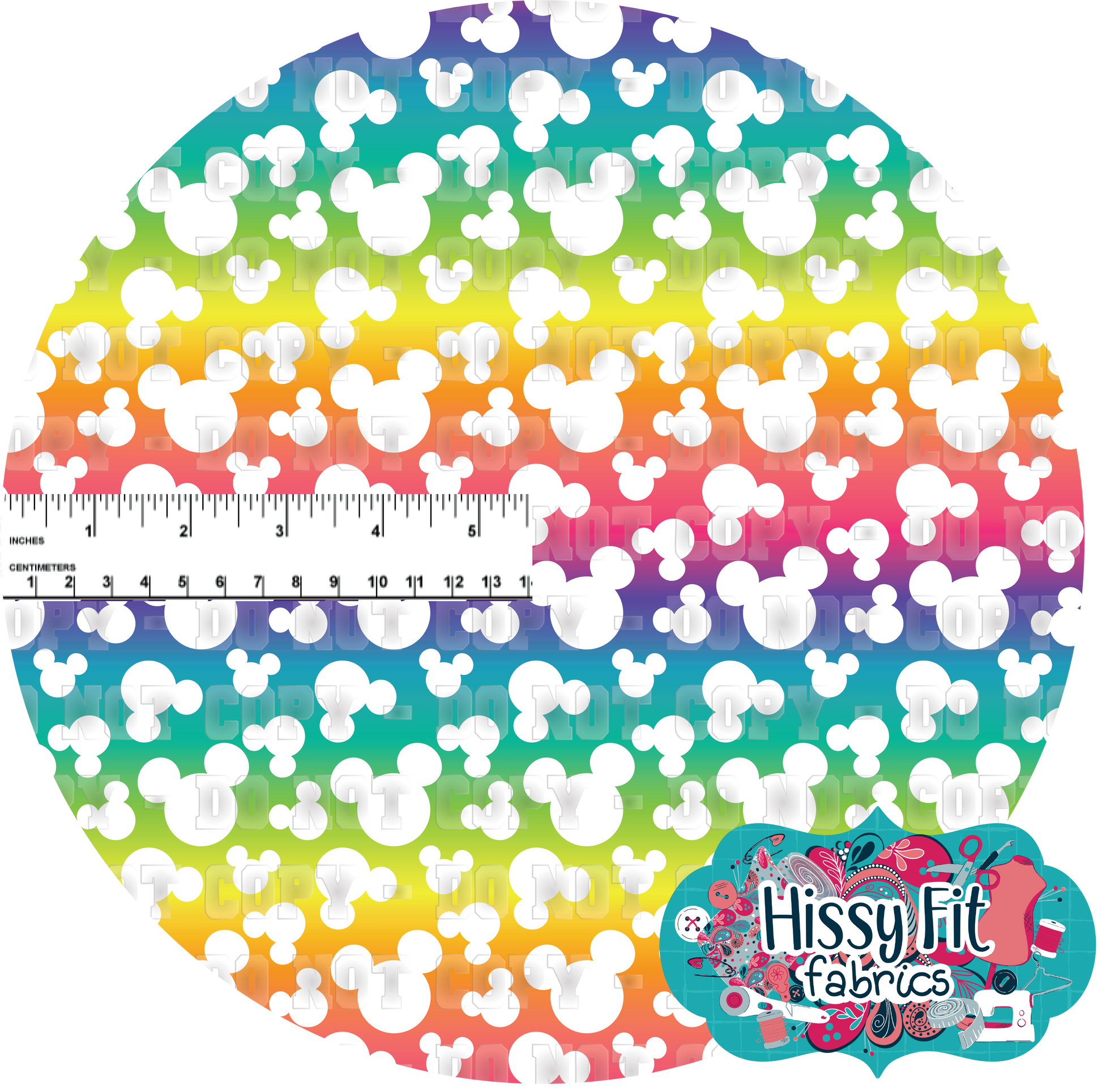 Basics - Mouse Confetti Solid Rainbow Brights – Hissy Fit Fabrics